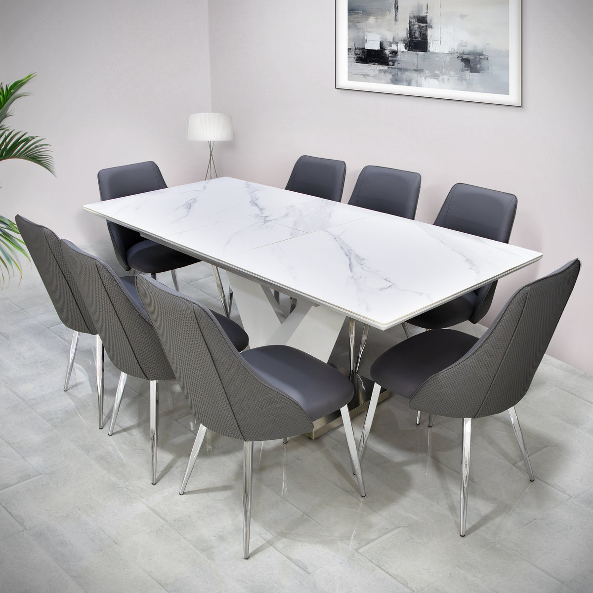 Transform Your Dining Experience with Vanity Living's 8-Seater Dining ...